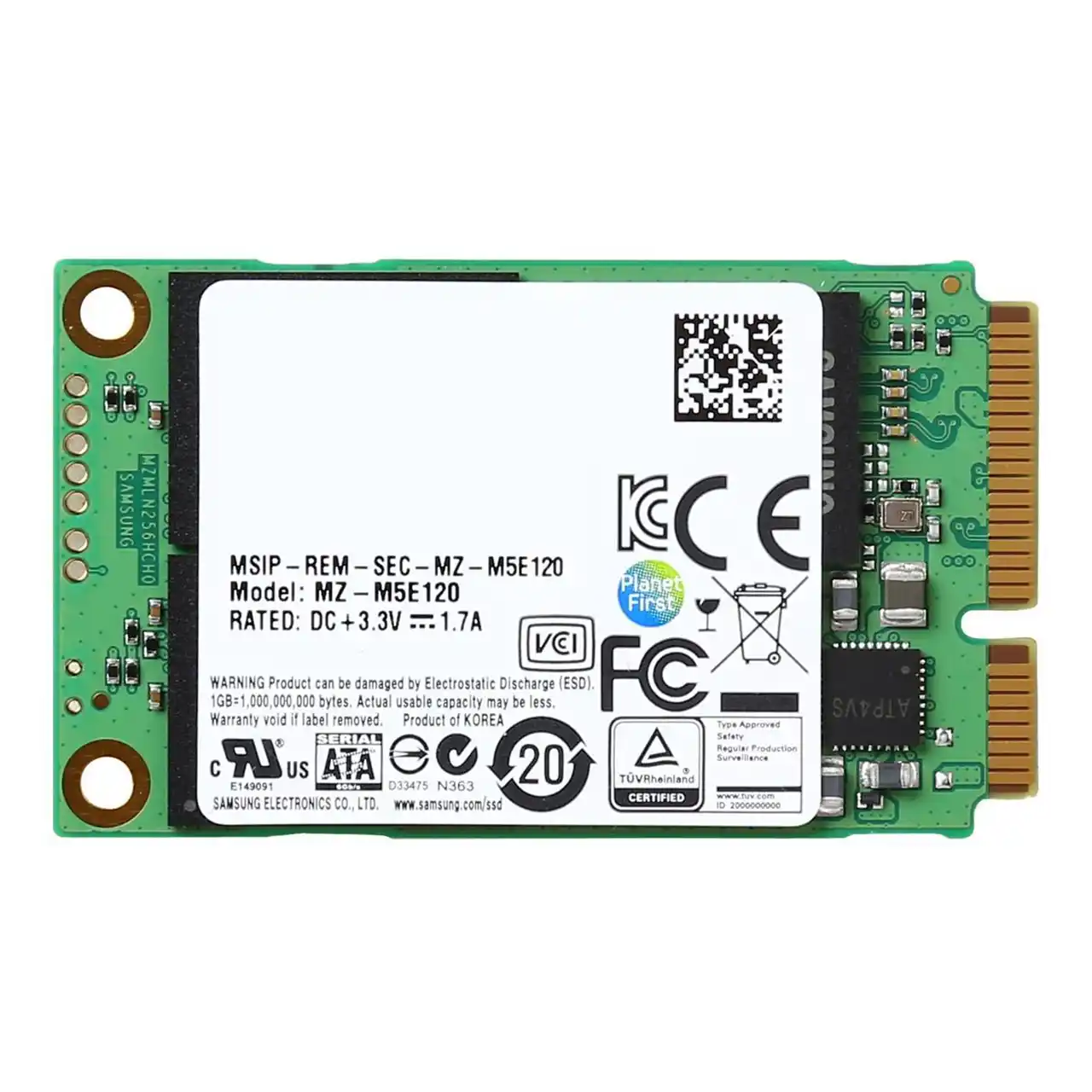 SAMSUNG 850 EVO mSATA 250GB SATA III 3D NAND Internal SSD Single Unit ...