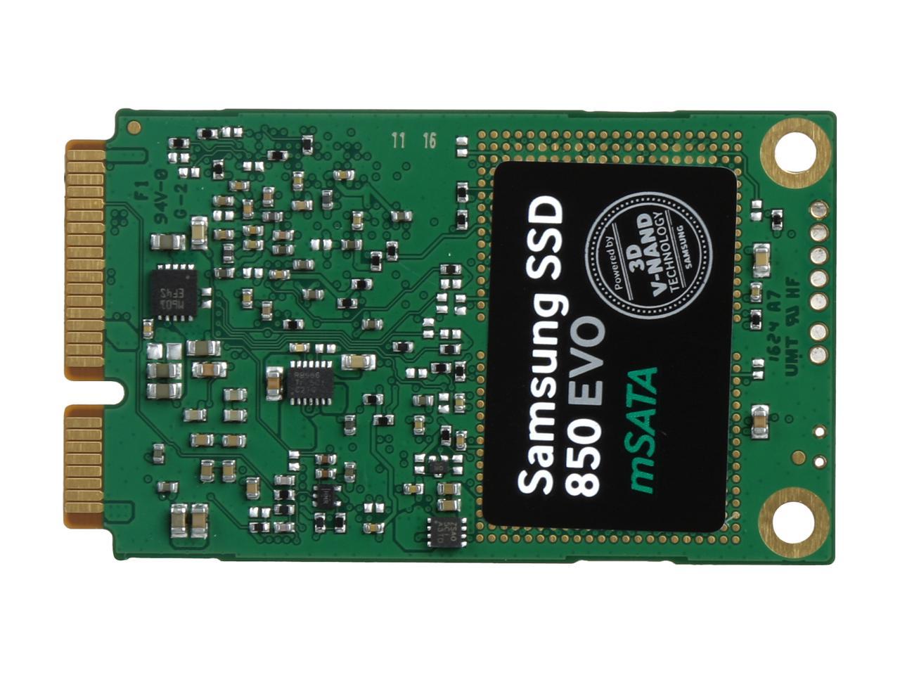 SAMSUNG 850 EVO mSATA 250GB SATA III 3D NAND Internal SSD Single Unit ...