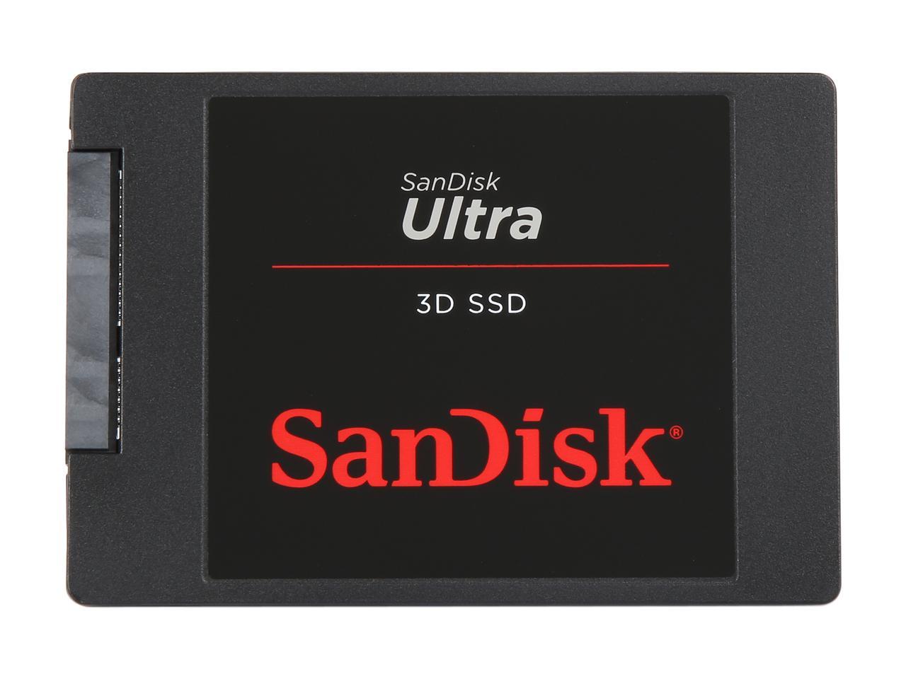 SanDisk Ultra 3D 2.5" 500GB SATA III 3D NAND Internal Solid State Drive ...