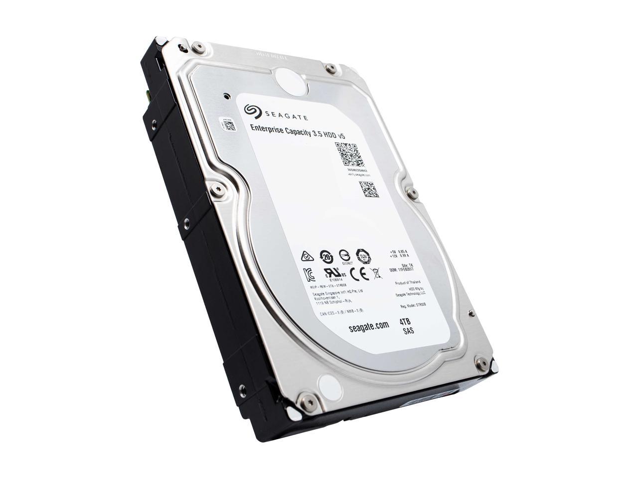 Seagate Enterprise Capacity 3.5" HDD 4TB 7200 RPM 512n SAS 12Gb/s 128MB ...