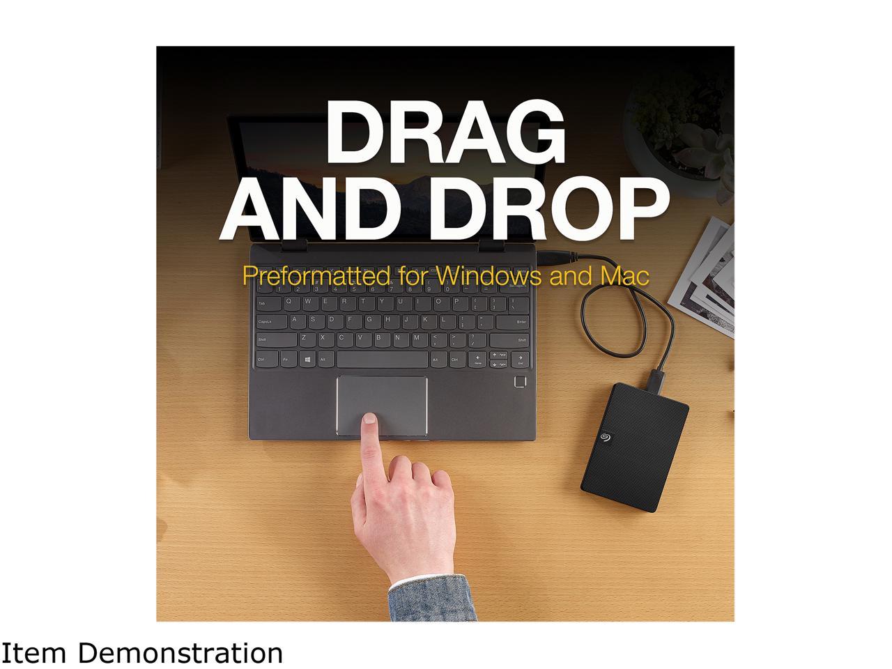 Seagate Expansion Portable 4TB External Hard Drive HDD - 2.5 Inch USB 3 ...