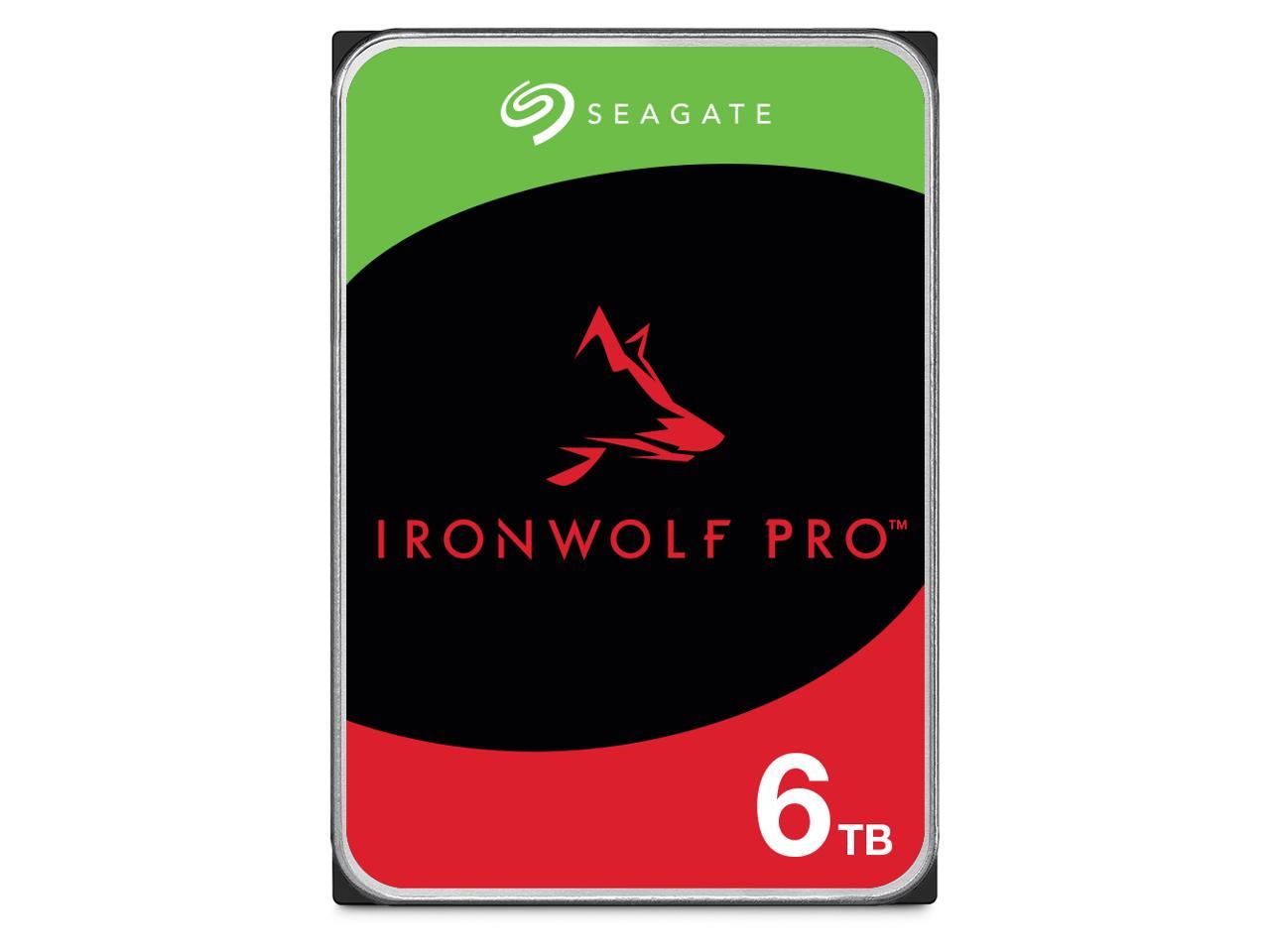 Seagate IronWolf Pro ST6000NT001 6TB 7200 RPM 256MB Cache SATA 6.0Gb/s ...
