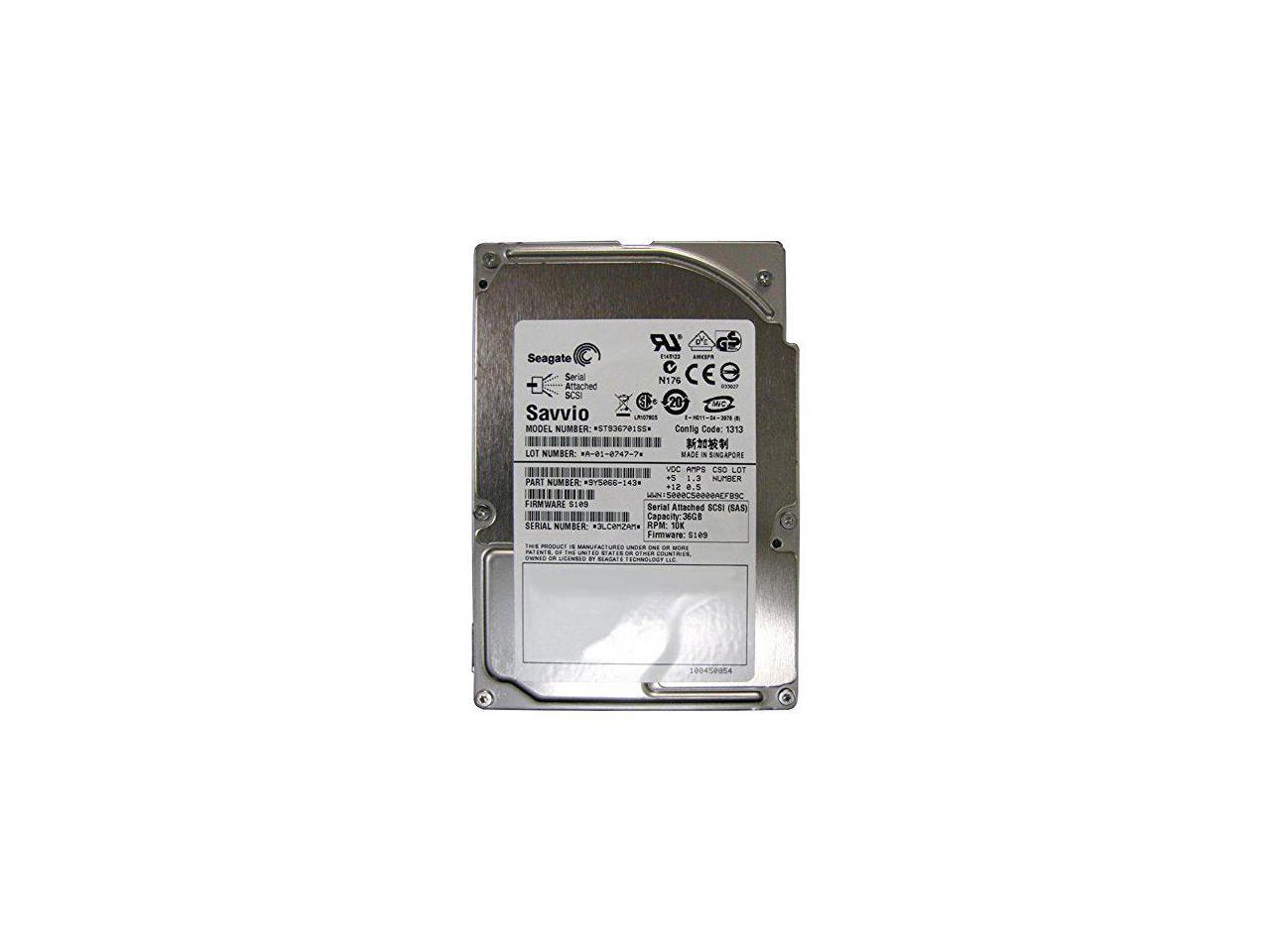 Seagate Savvio 10K.1 ST936701SS 36.7GB 10000 RPM 8MB Cache SAS 3Gb/s 2. ...
