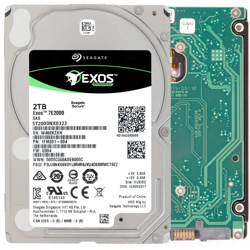 Seagate 2TB Enterprise Capacity 2.5 Internal Hard Disk Drive SAS 12Gb/s ...